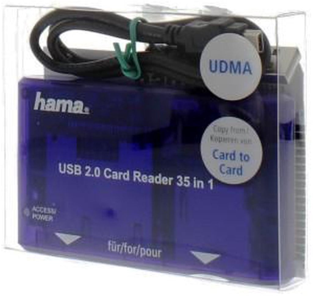 Hama 35 in 1 USB 2.0 Multi Card Reader SD/CF/MS/xD/SM Foto de Vakman