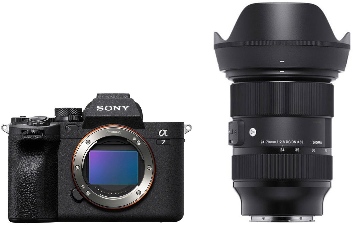 Sony A7 Mark IV body Zwart + Sigma 24-70mm F2.8 DG DN (A) Sony FE mount ...