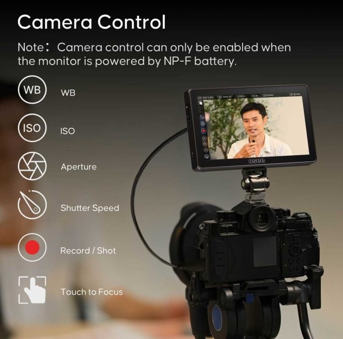 Osee Monitor 7 inch HDR SDI & 4K-HDMI - 3000 Nits (G7PRO) Foto de Vakman