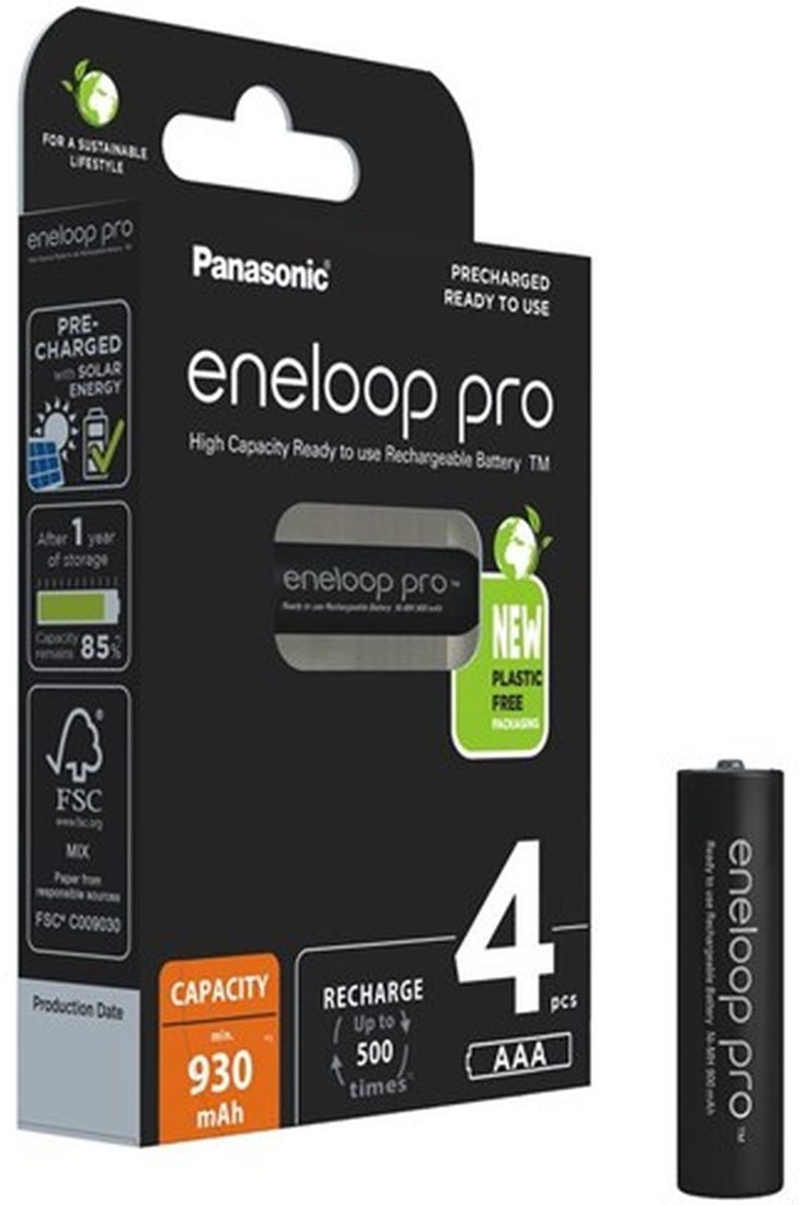 Eneloop Pro AAA 930 mAh Blister 4 Foto de Vakman