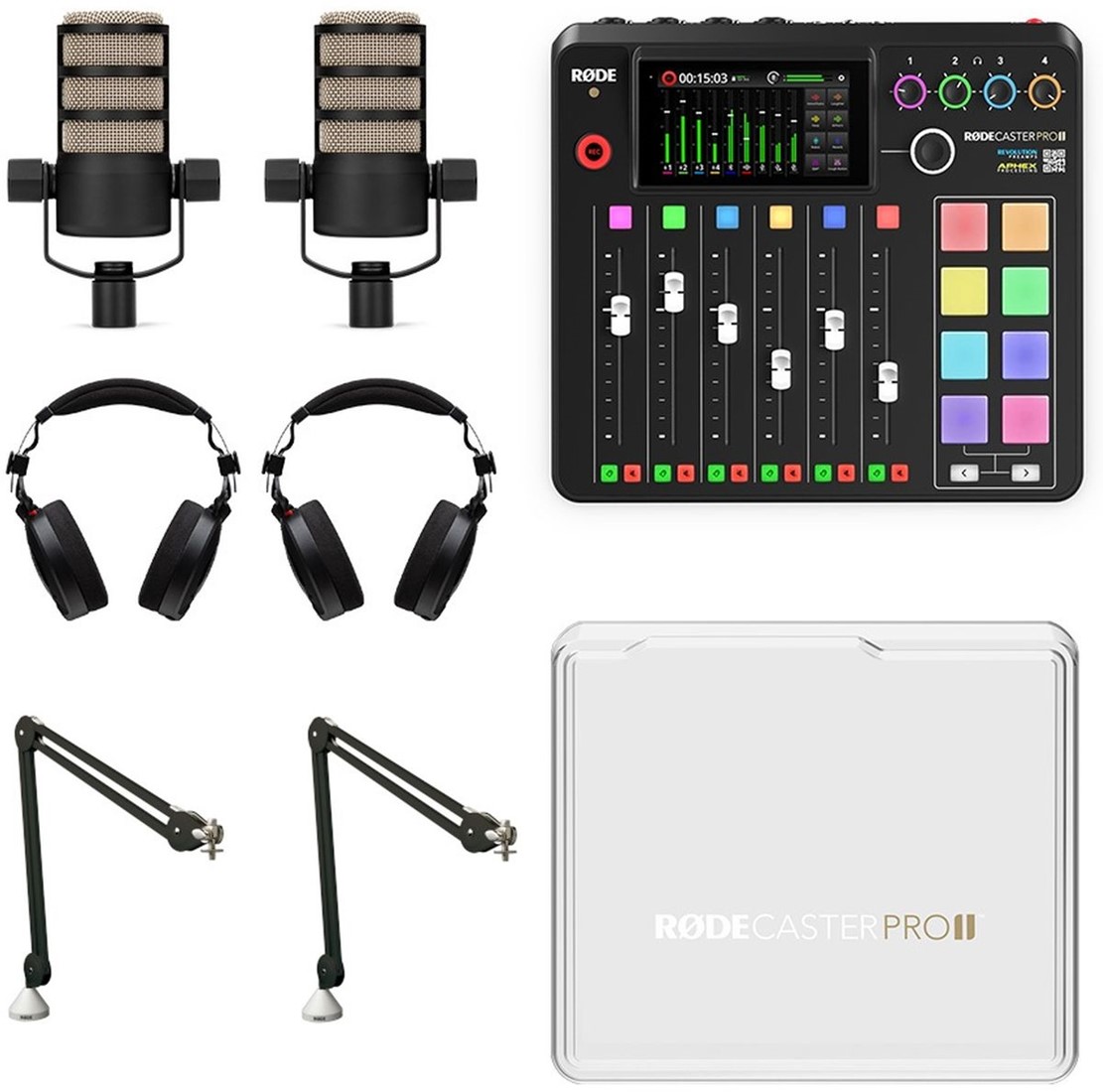 Rode Rodecaster Pro II 2-PERSON Bundle Foto de Vakman