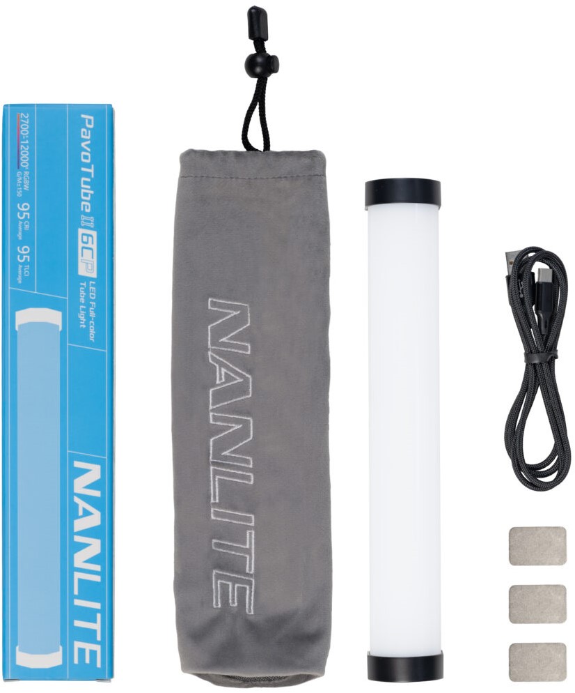 Nanlite Pavotube 6CP II Full-Colour Tube Light (w/ Battery) Foto de Vakman