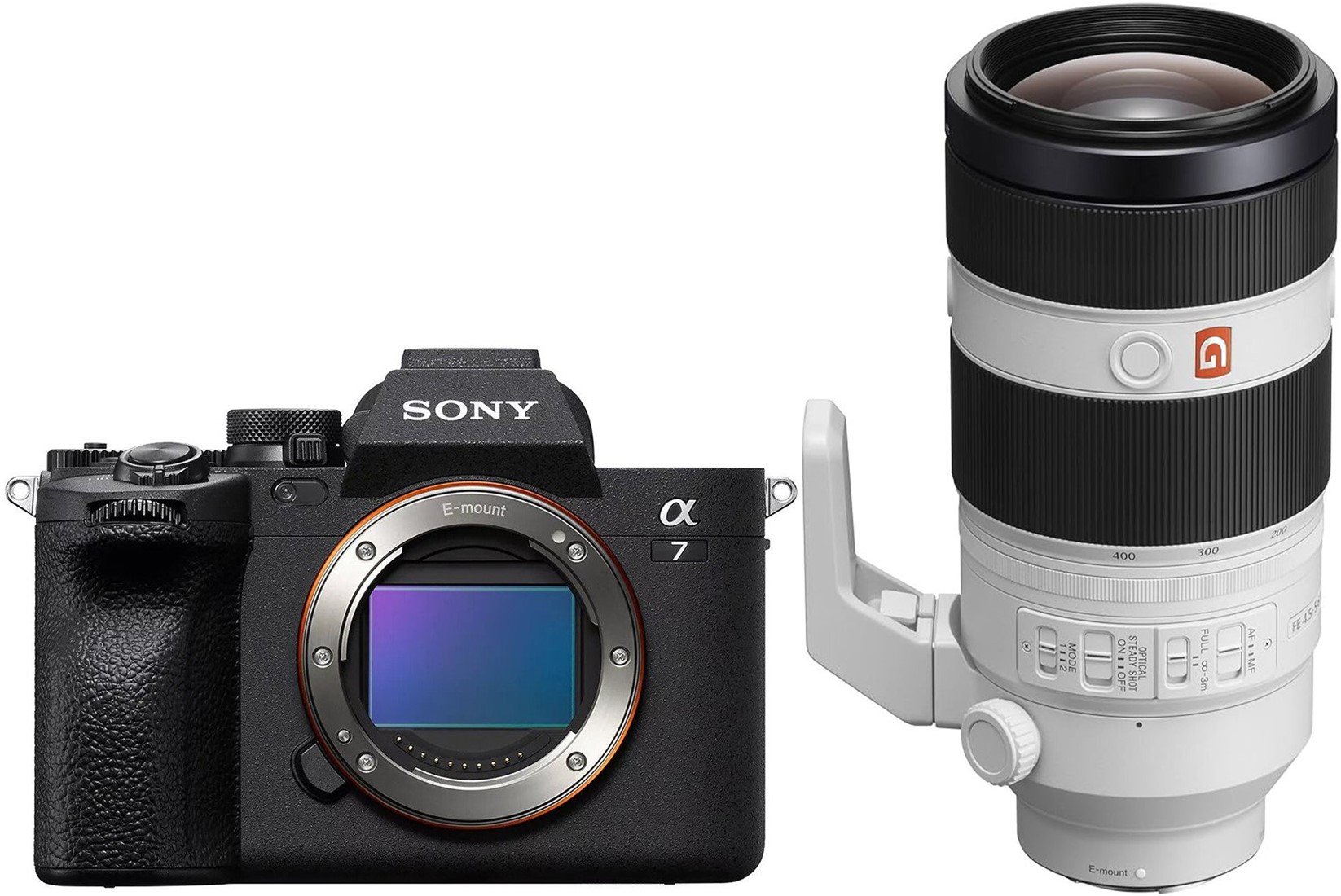 Sony A7 Mark IV body Zwart + Sony SEL FE 100-400 mm F4,5-5,6 GM OSS supertelezoomlens Foto de Vakman